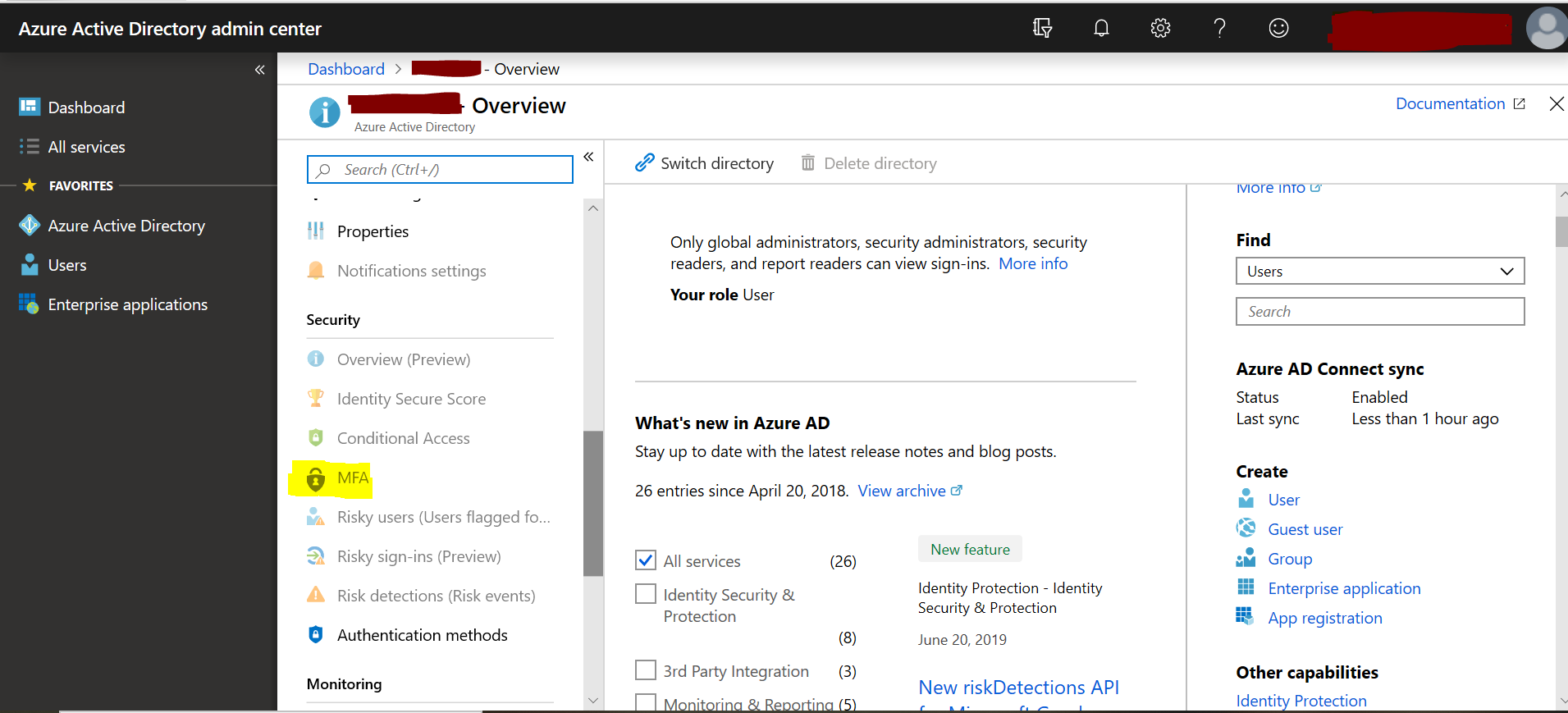 Instructions for opening MFA page are incorrect · Issue #38486 · MicrosoftDocs/azure-docs · GitHub