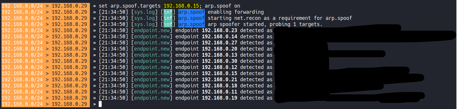 Bettercap scan entire network when I set only one · Issue #826 · bettercap/bettercap · GitHub