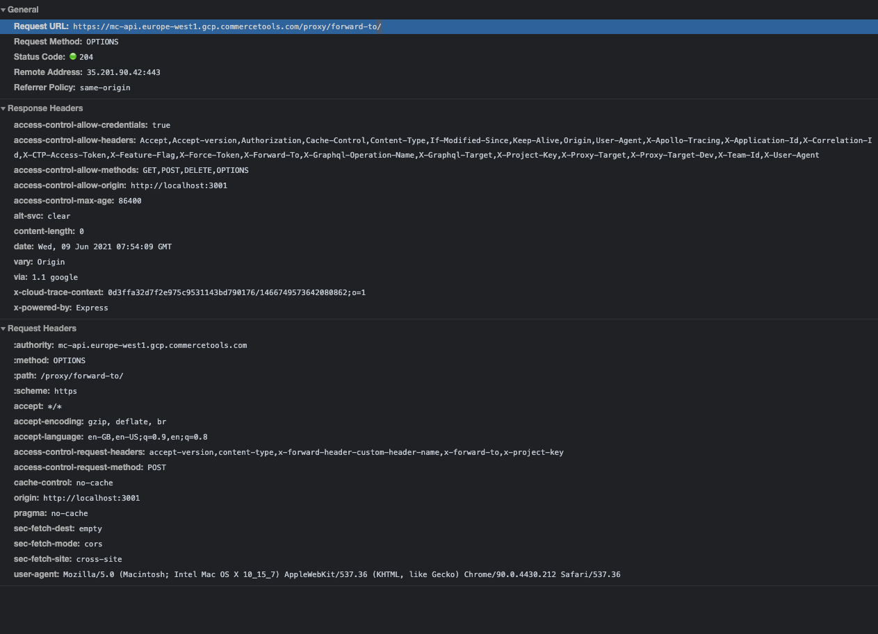 Allow custom headers from Custom Applications when using the proxy/forward-to/ endpoint · Issue ...