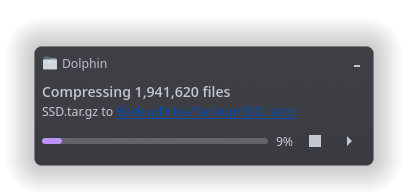 FR: Progress bar notification while backing up · Issue #1426 · borgbase/vorta · GitHub