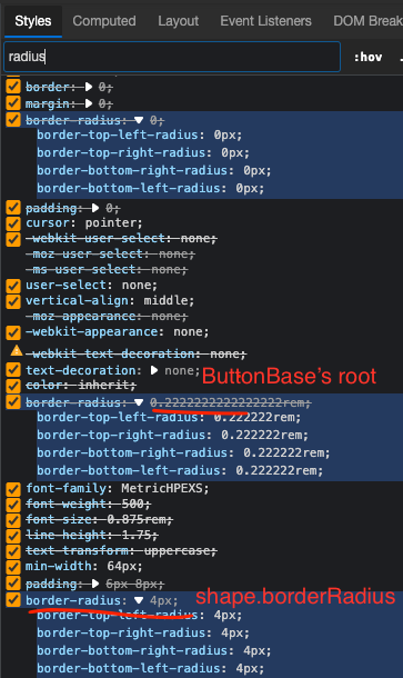 [Bug] Wrong `theme.shape.borderRadius` definition in d.ts · Issue #35156 · mui/material-ui · GitHub