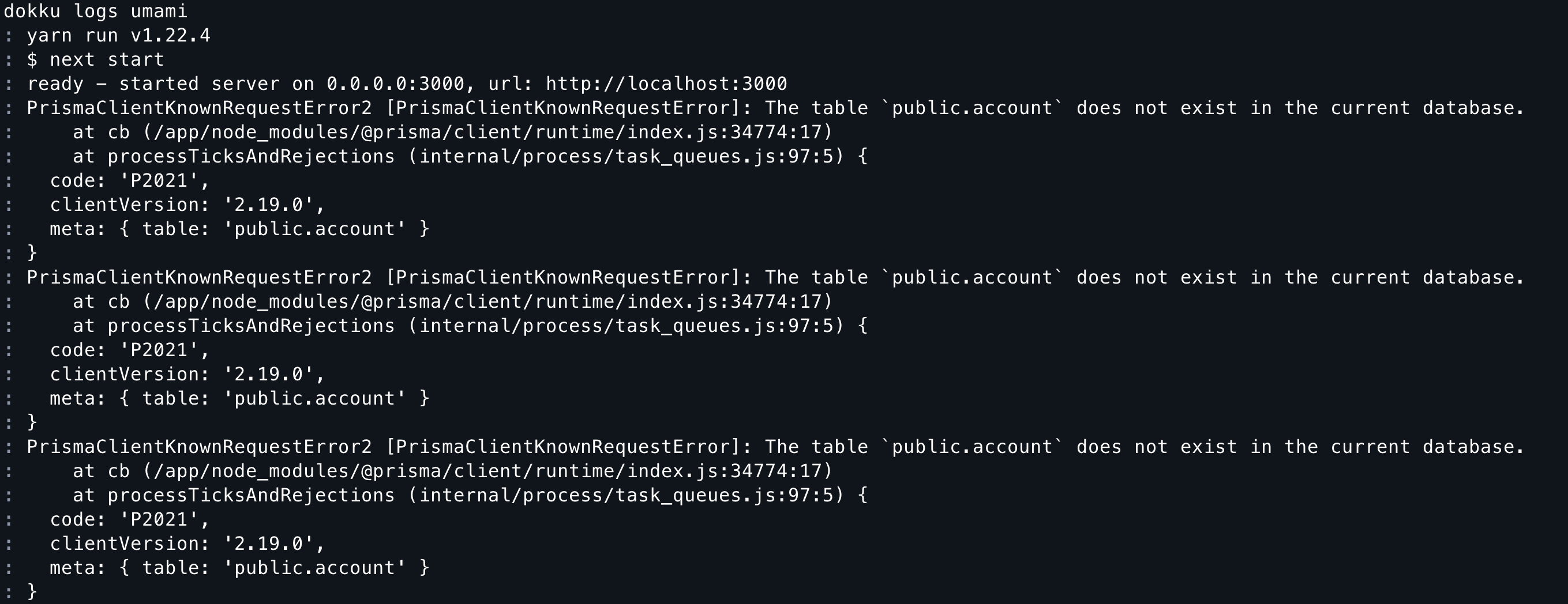 Permission Issue On Tables After Initial Docker Deploy With External Postgresql Instance · Issue