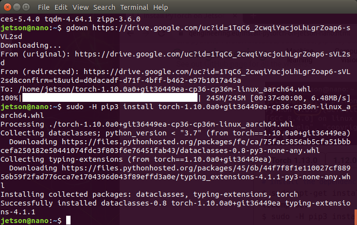 Bugs about torchvision installation · Issue #6 · Qengineering/PyTorch-Jetson-Nano · GitHub
