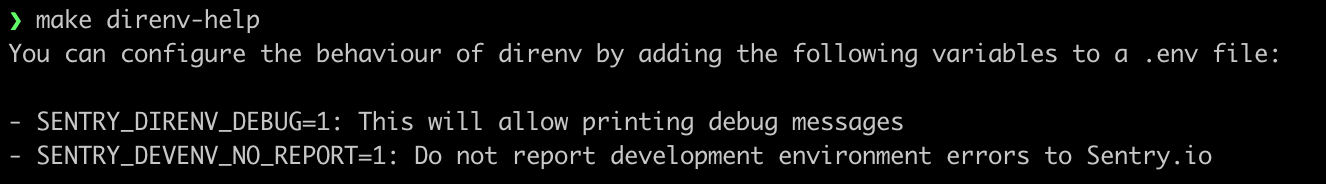 direnv usability improvements · Issue #25578 · getsentry/sentry · GitHub