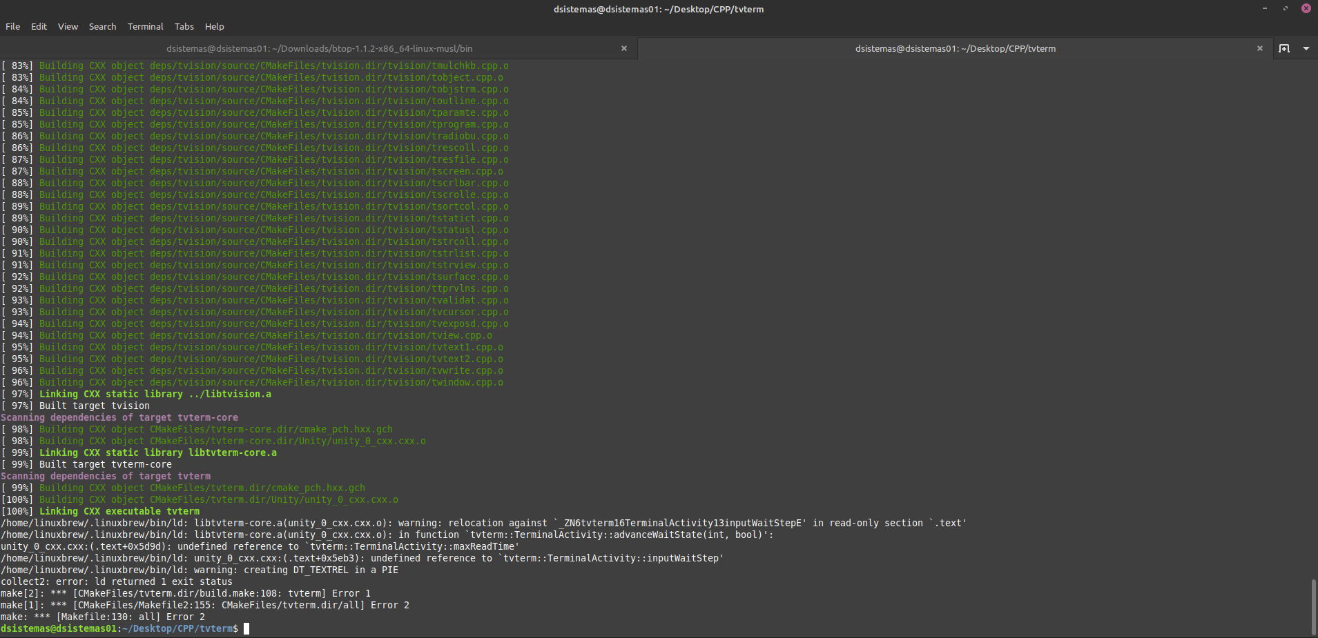 Not compile in ubuntu 20.04. You can made a release bin please? · Issue ...