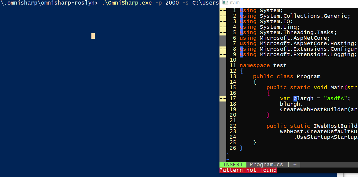 Server doesn't seem to be responding in windows with neovim · Issue #443 · OmniSharp/omnisharp ...