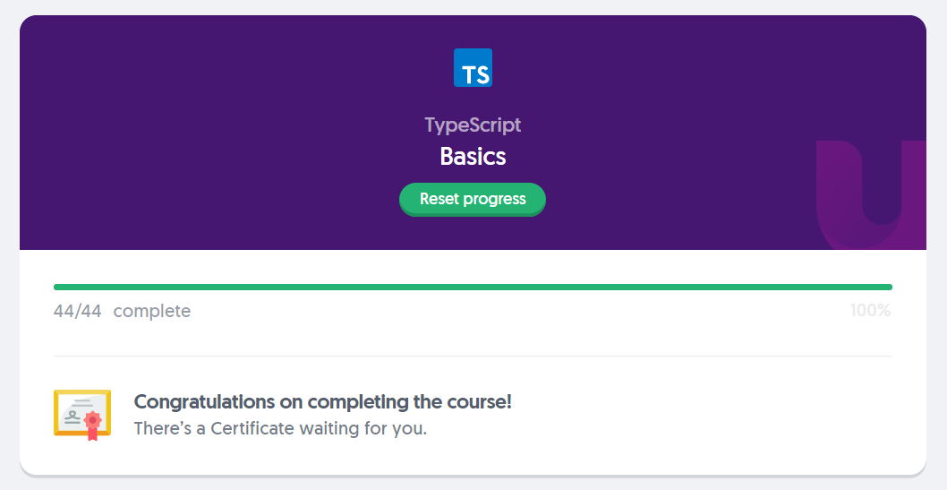 GitHub - xweronika/TypeScript_Basics: Course TypeScript Basics from Ultimate Courses.
