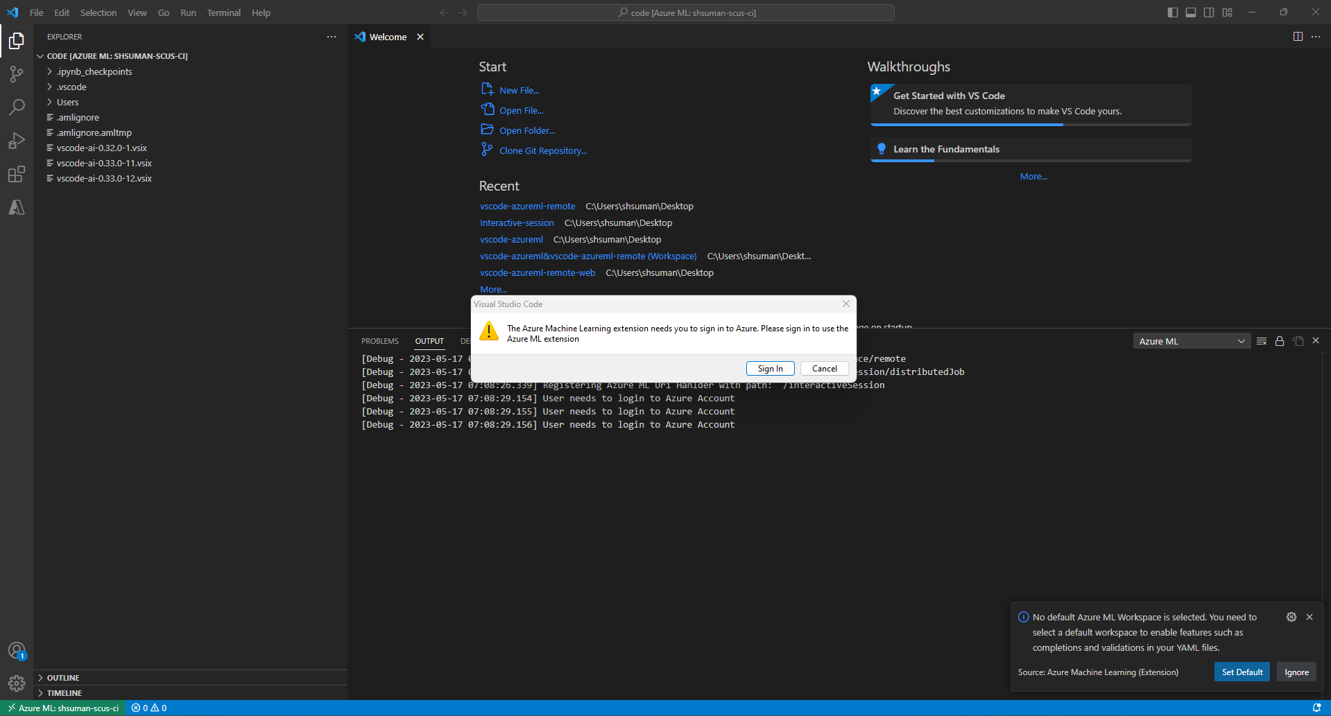 Investigate Different Scenarios For Azure Login To Remote Window · Issue 2041 · Microsoft