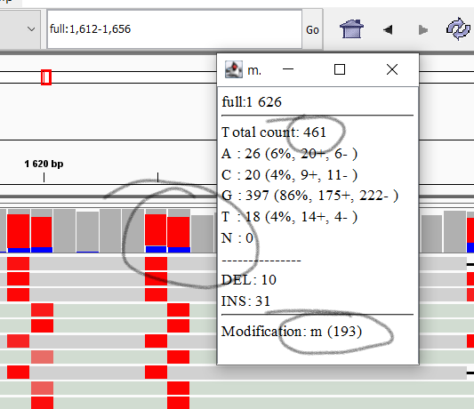 [Feature Request] Dynamic threshold on the modbam coverage track ...