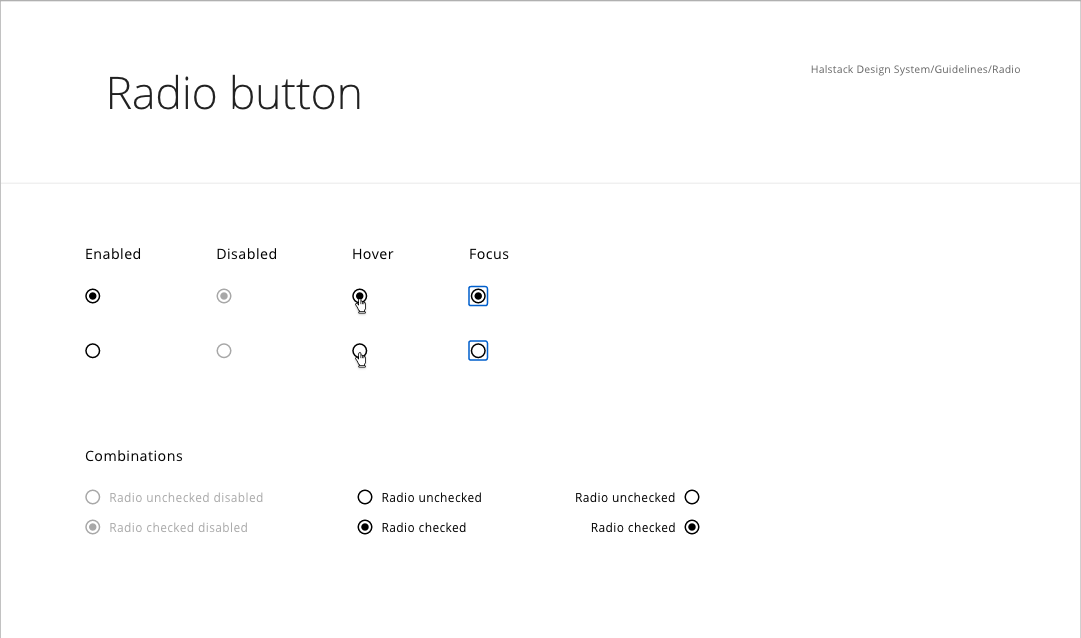 Label before not available in design kit for Radio Button component ...