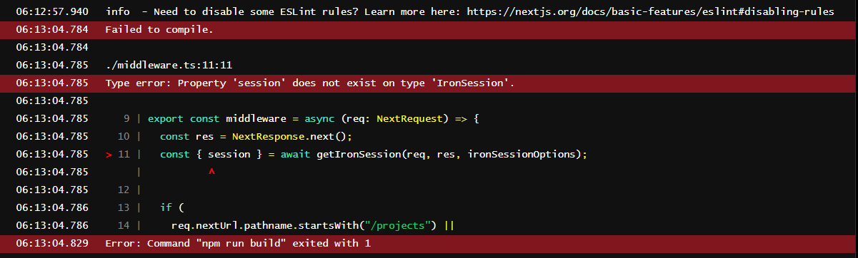 Type error: Property 'session' does not exist on type 'IronSession'. · Issue #559 · vvo/iron ...