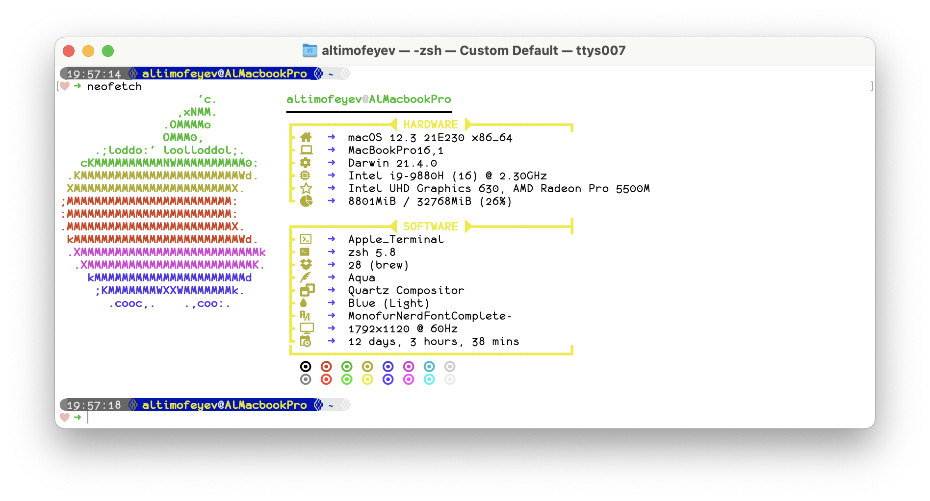 [Bug] Foreground color not properly displayed when specified in # Text ...