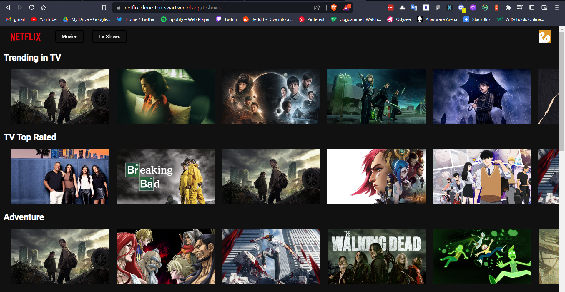 GitHub - AntonyJeeva/netflix-clone: react js project - netflix - clone