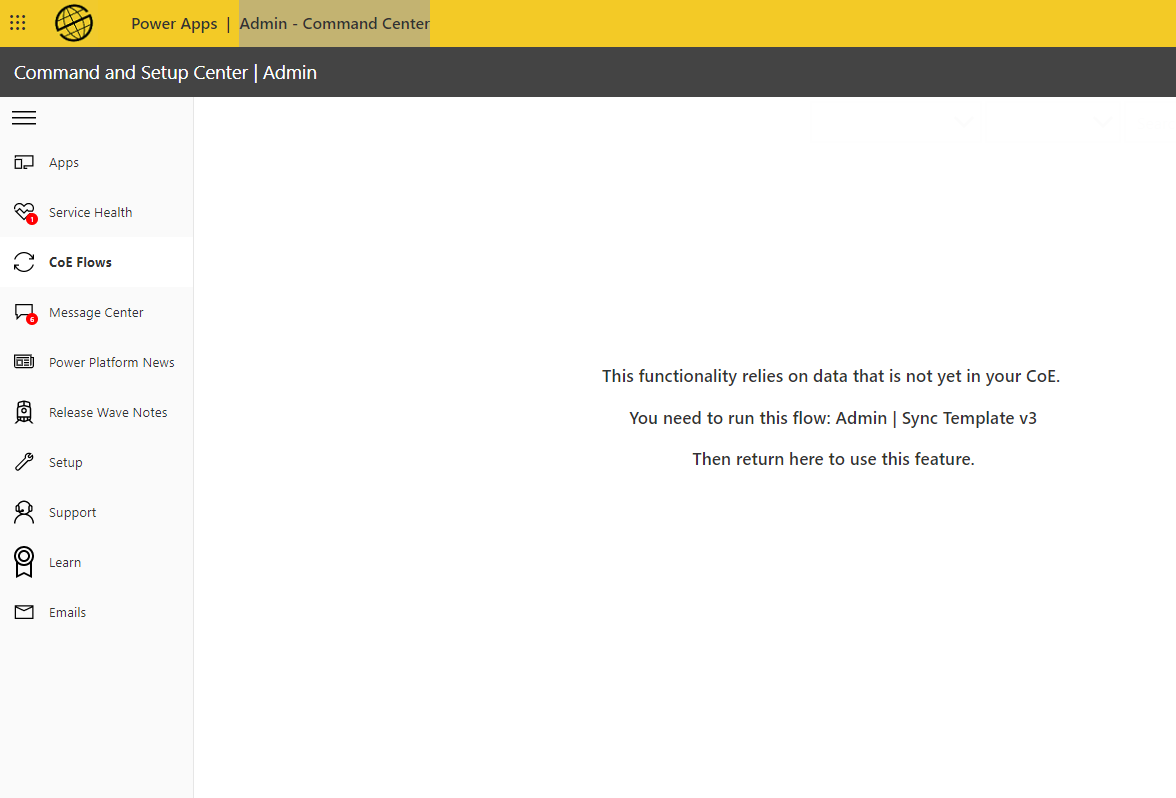 [CoE Starter Kit - BUG] Admin - Command Center CoE Flows not work · Issue #3356 · microsoft/coe ...