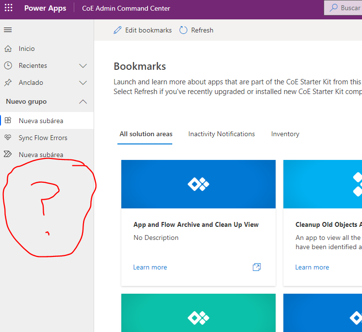 [CoE Starter Kit - QUESTION] MDA not showing navigation groups if English language pack is not ...