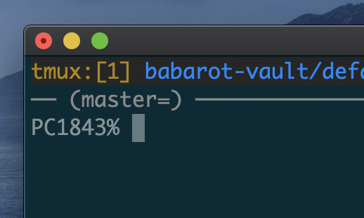 Github B4b4r07tmux Git Prompt Git Status On Tmux Status Line 
