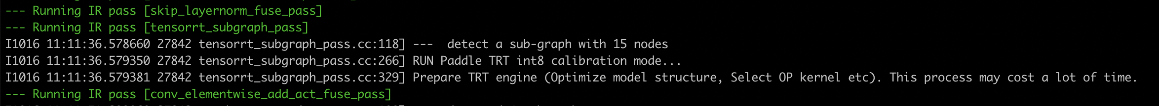 使用paddle trt int8性能与fp32性能无差异 · Issue #28016 · PaddlePaddle/Paddle · GitHub
