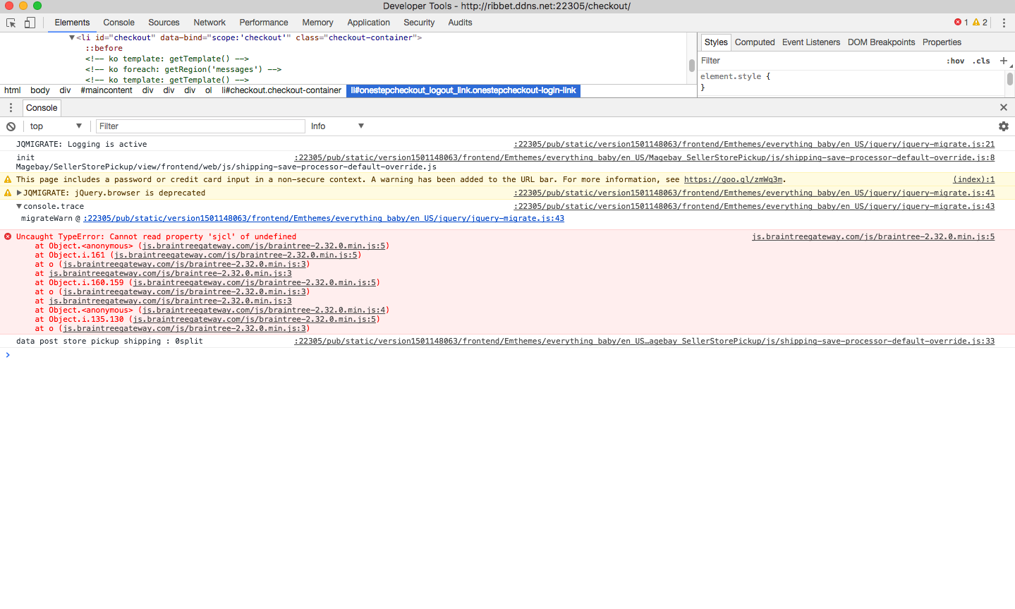 'Cannot read property 'sjcl' of undefined' · Issue #10349 · magento/magento2 · GitHub