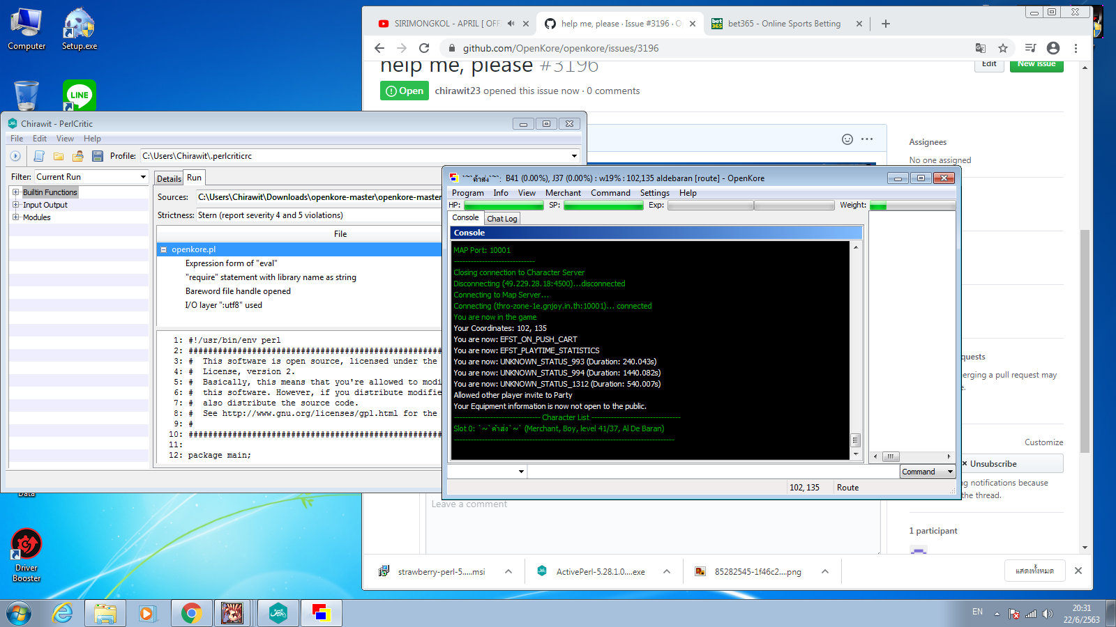 Help Me Please · Issue 3196 · Openkoreopenkore · Github