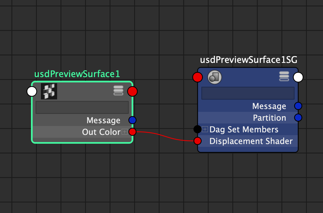 [MAYA-128731] Creating the USDPreviewSurface Shader inside the Hypershade results in a broken ...