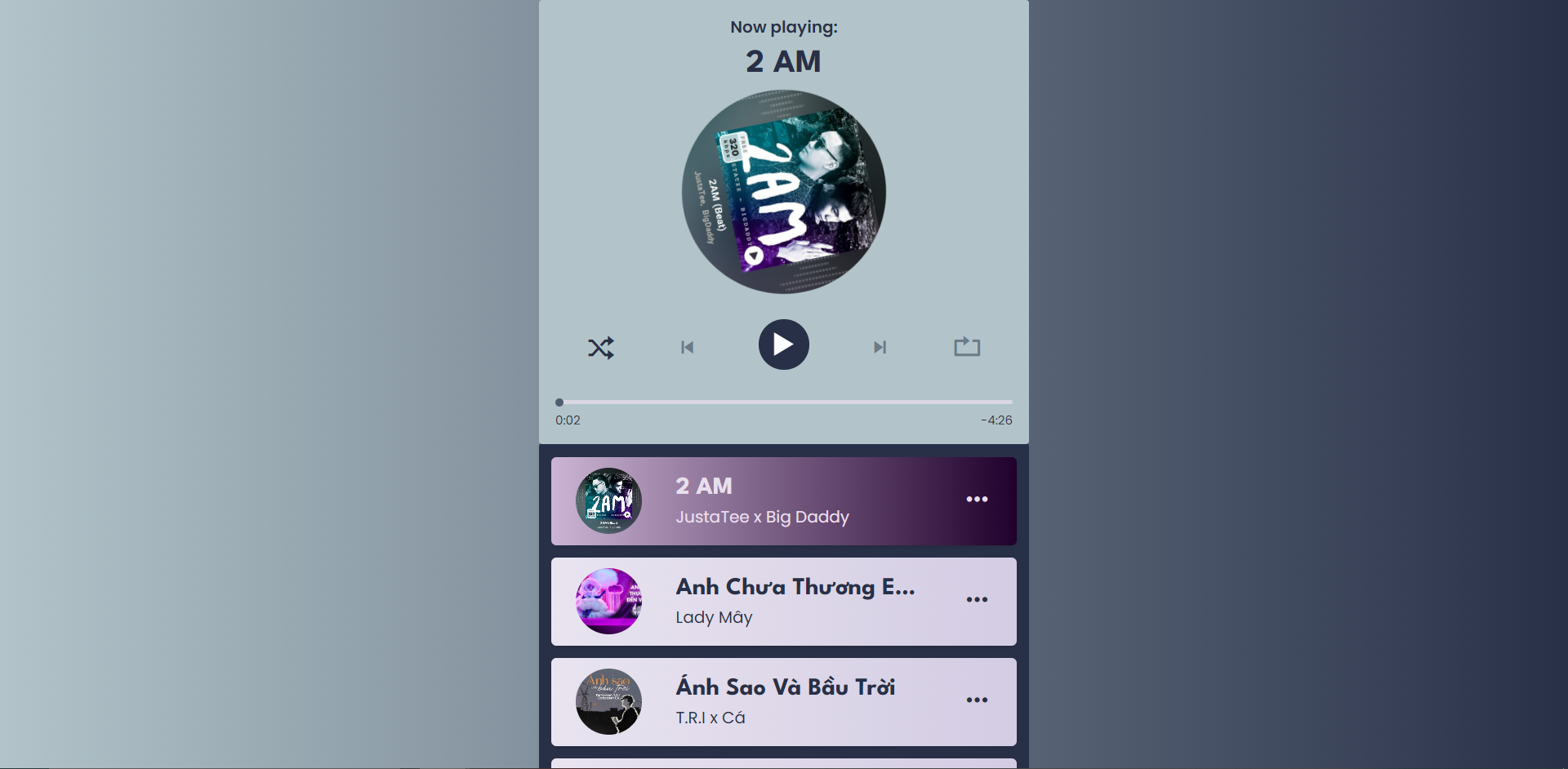 GitHub - hlavu/music-player