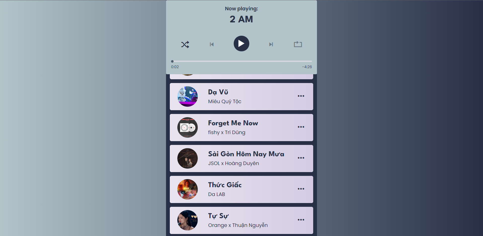 GitHub - hlavu/music-player