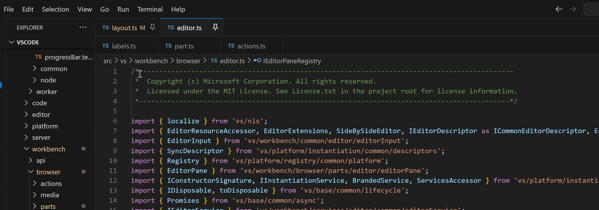 Dragging editor tab onto pinned tab bar container not working · Issue #194594 · microsoft/vscode ...