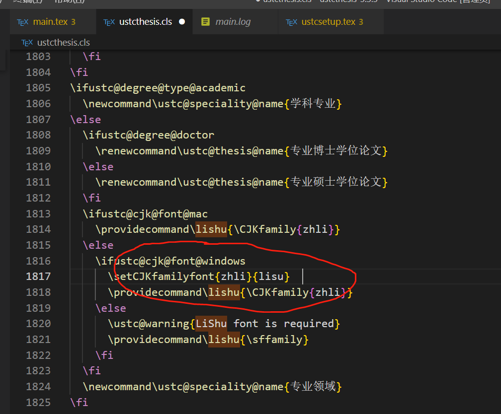 Package fontspec Error: The font "lisu" cannot be found. · Issue #366 · ustctug/ustcthesis · GitHub