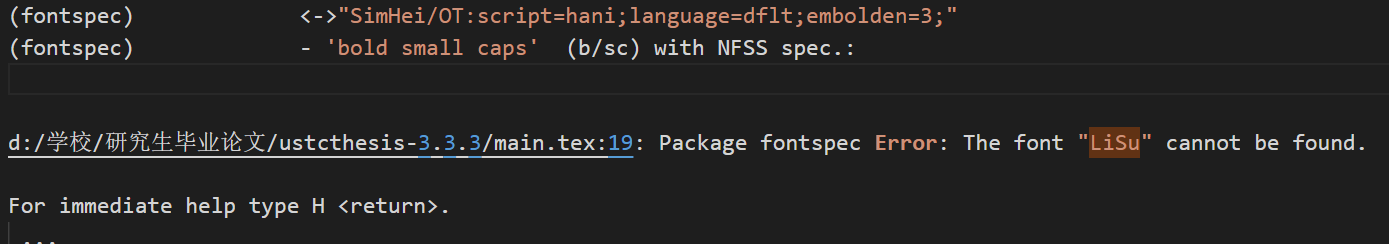 Package fontspec Error: The font "lisu" cannot be found. · Issue #366 ...