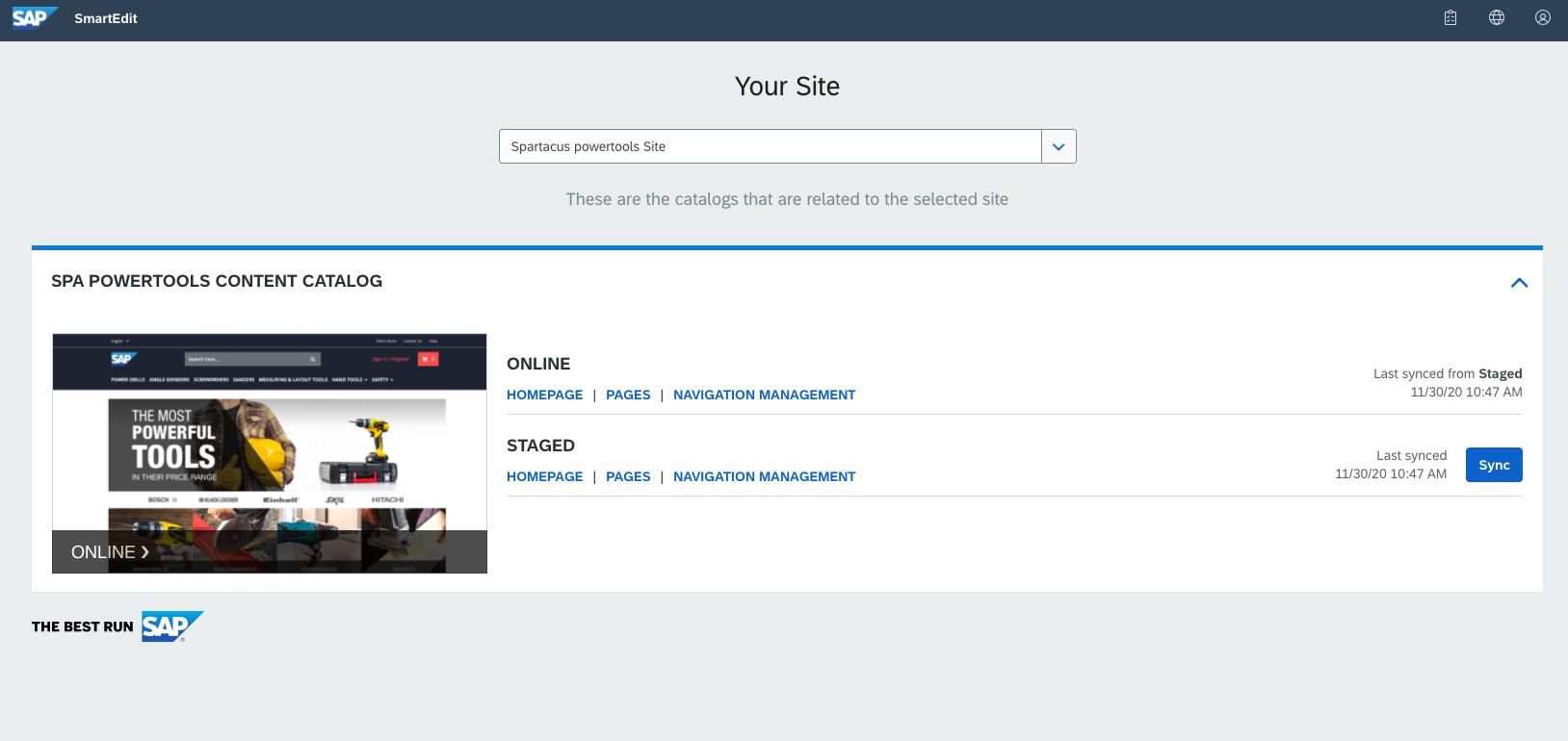 In smartedit: The preview image of powertools-spa is the electroncs-spa image · Issue #10154 ...
