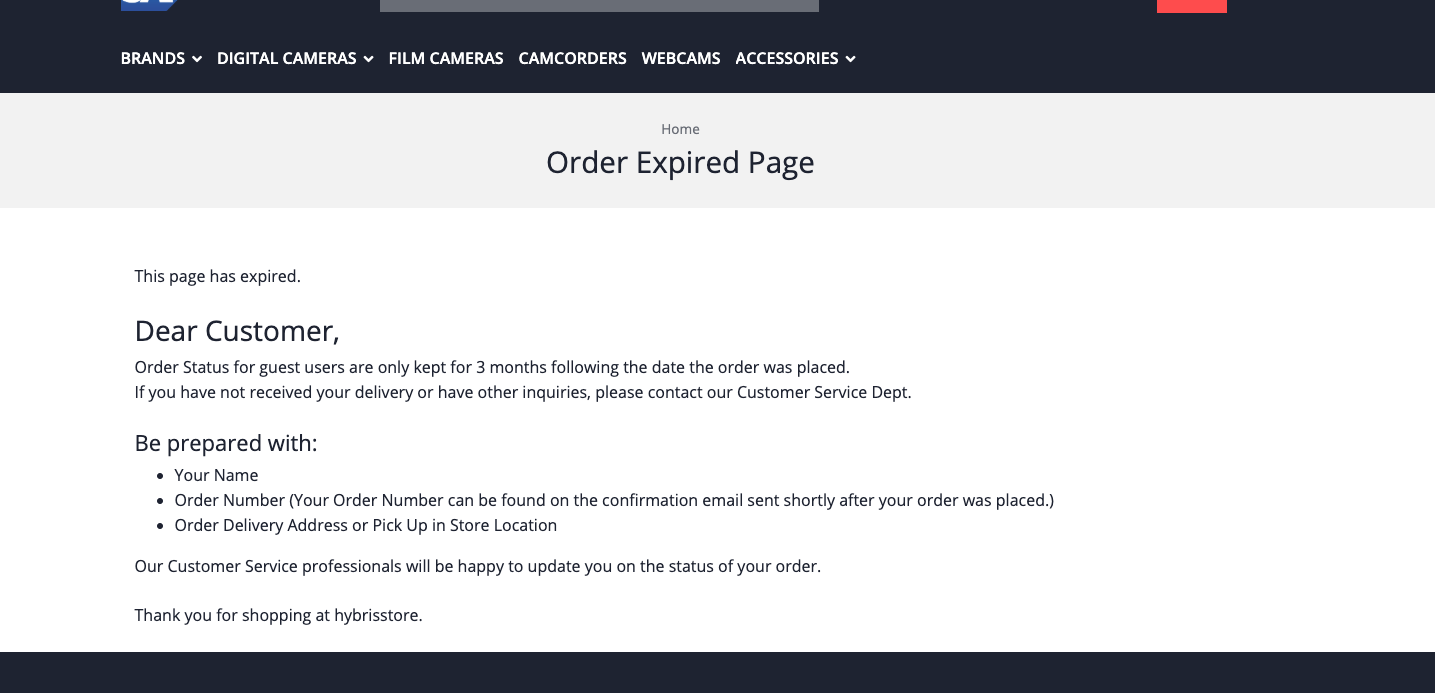 Order expired page · Issue #1224 · SAP/spartacus · GitHub