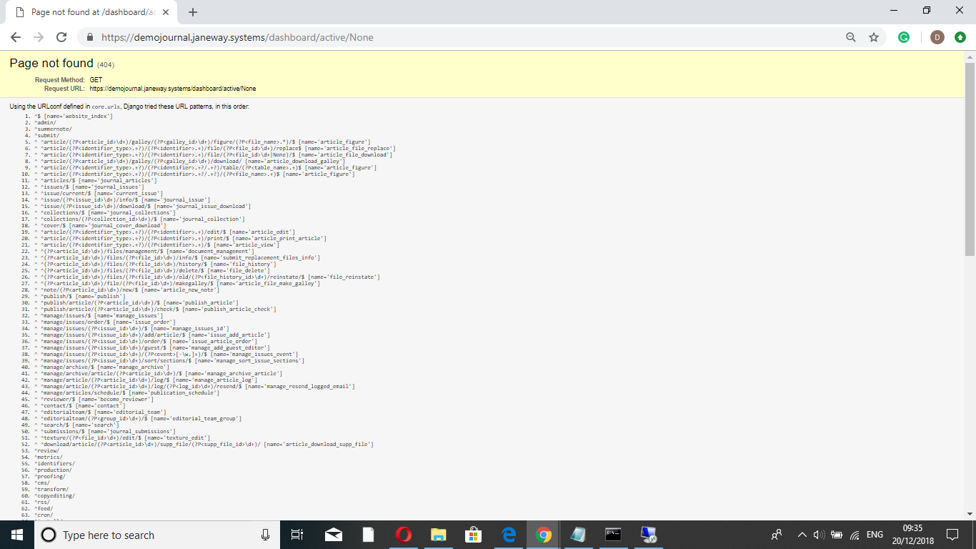 Many Articles Not Found Under Dashboard>Active Submissions · Issue #719 · openlibhums/janeway ...