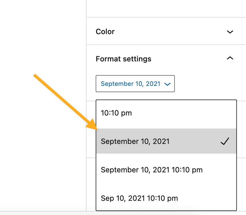 More flexibility of date formats in Post Date block · Issue #34762 ...