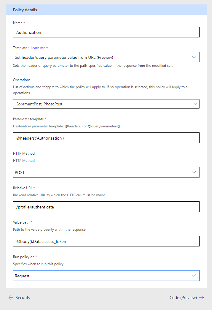 [BUG] Policy details missing Body field · Issue #1861 · microsoft ...