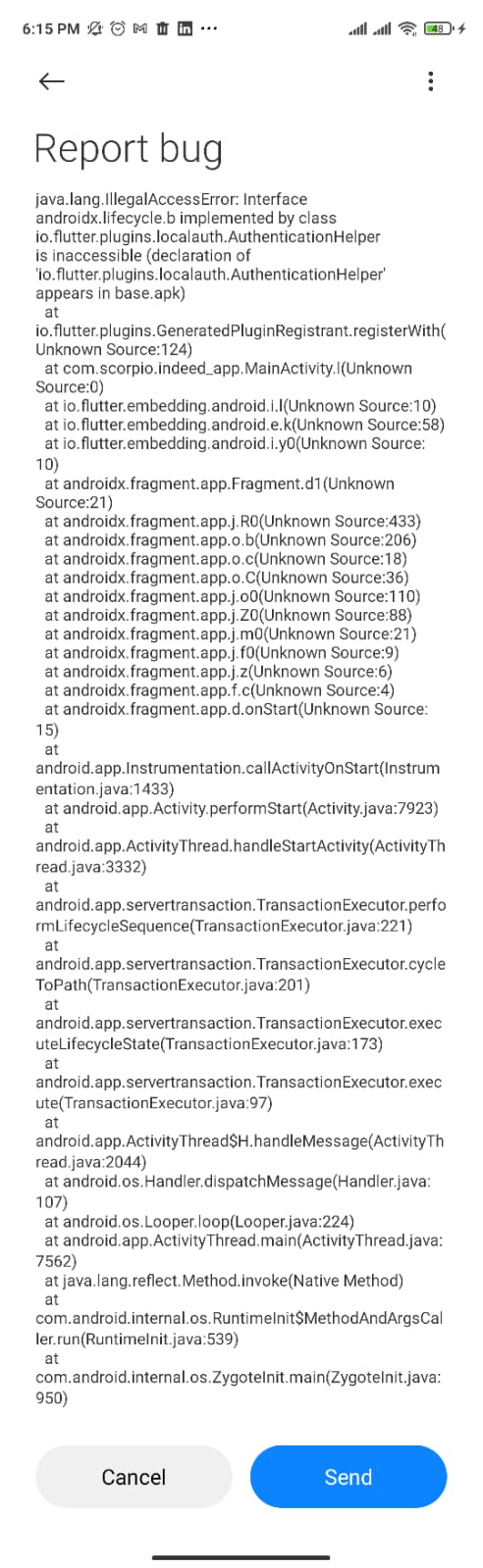 Biometric authentication bug in release build · Issue #77457 · flutter/flutter · GitHub