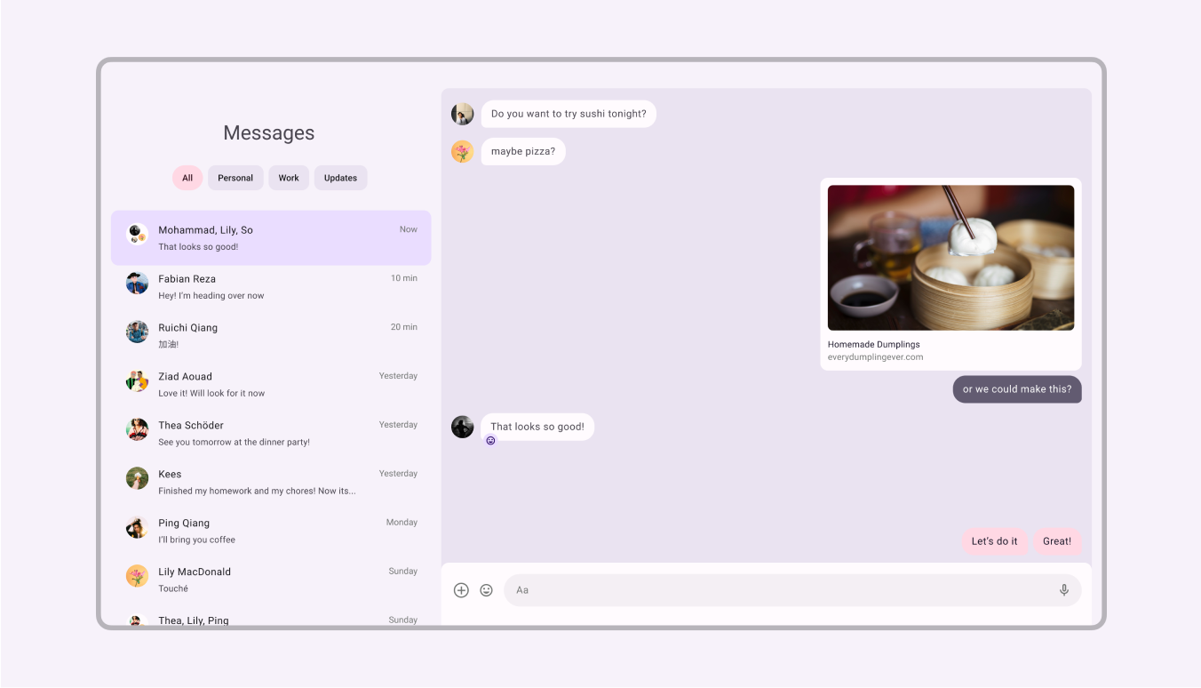 [flutter Adaptive Scaffold] Support `list Detail View` Widget · Issue 113953 · Flutter Flutter