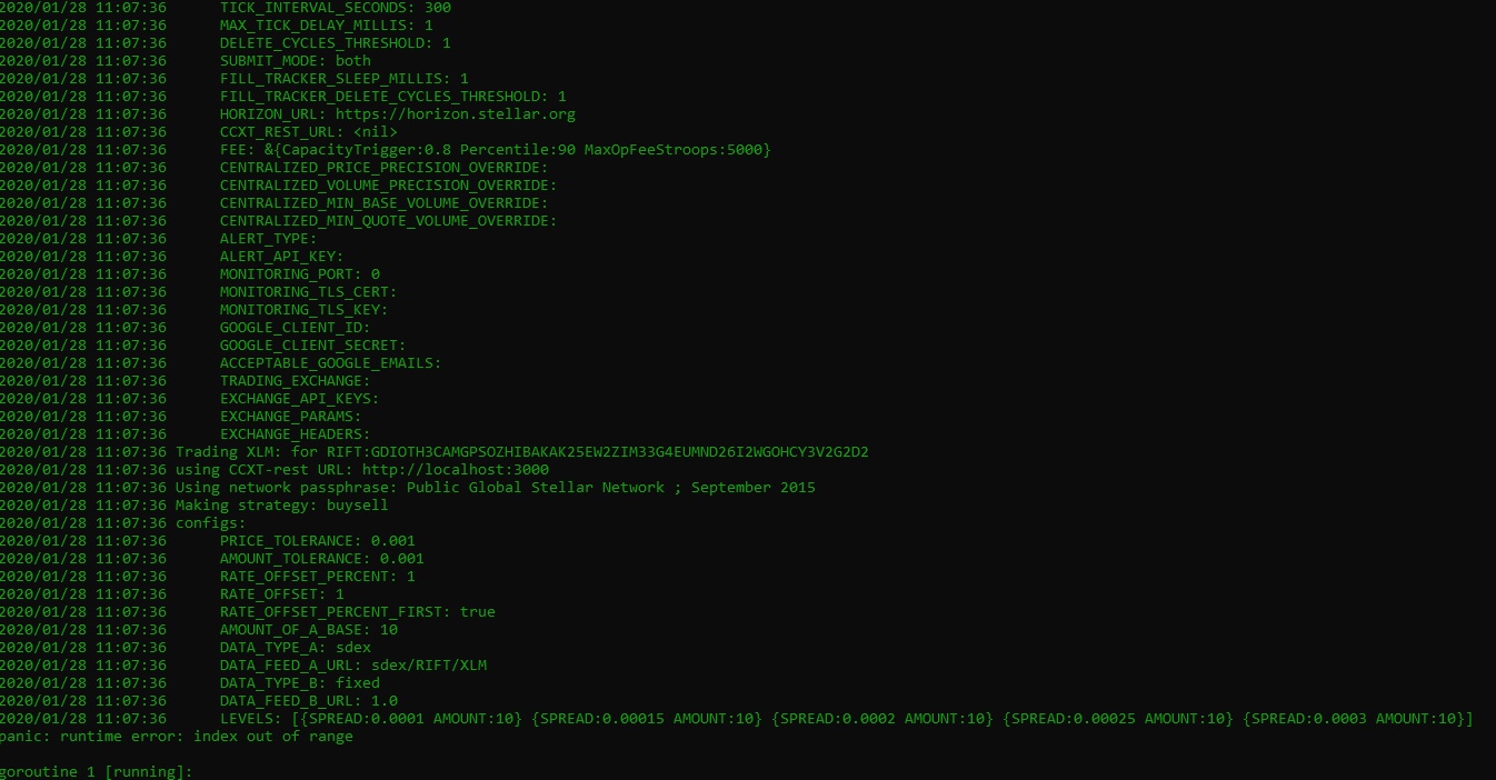 Panic Runtime Error Index Out Of Range Kelp Bot Windows 10