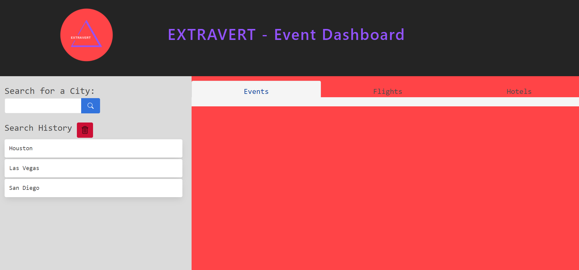 GitHub - Unity7/EXTRAvert: A website that provide users with the ability to search for events ...