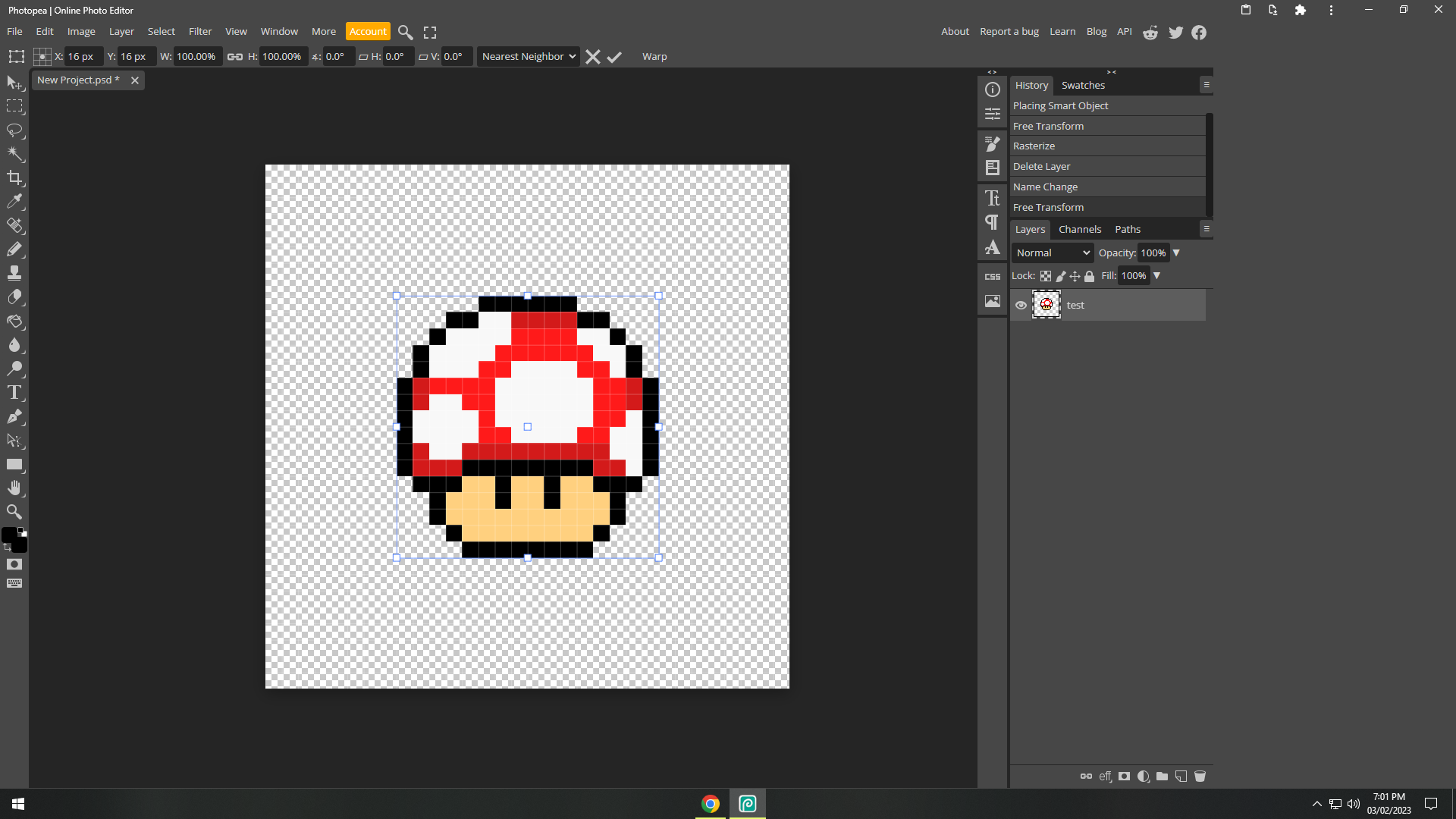 Rotating stuff with ctrl + t creates fake pixels · Issue #5335 ...