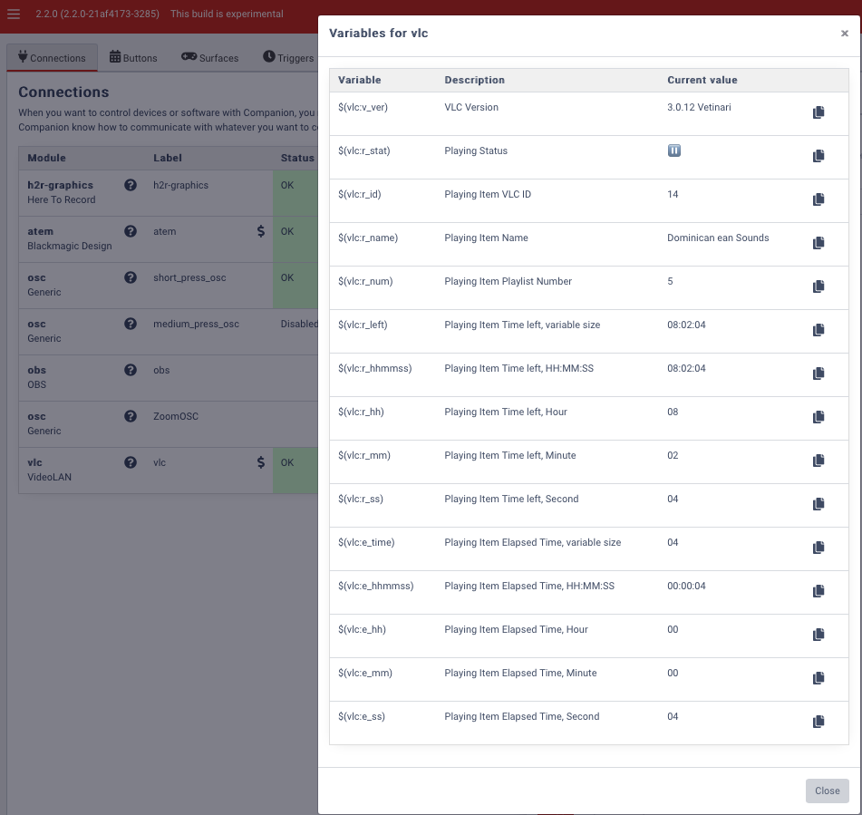 VLC remaining time and filenames not showing up in Companion on Mac OS · Issue #39 · bitfocus ...