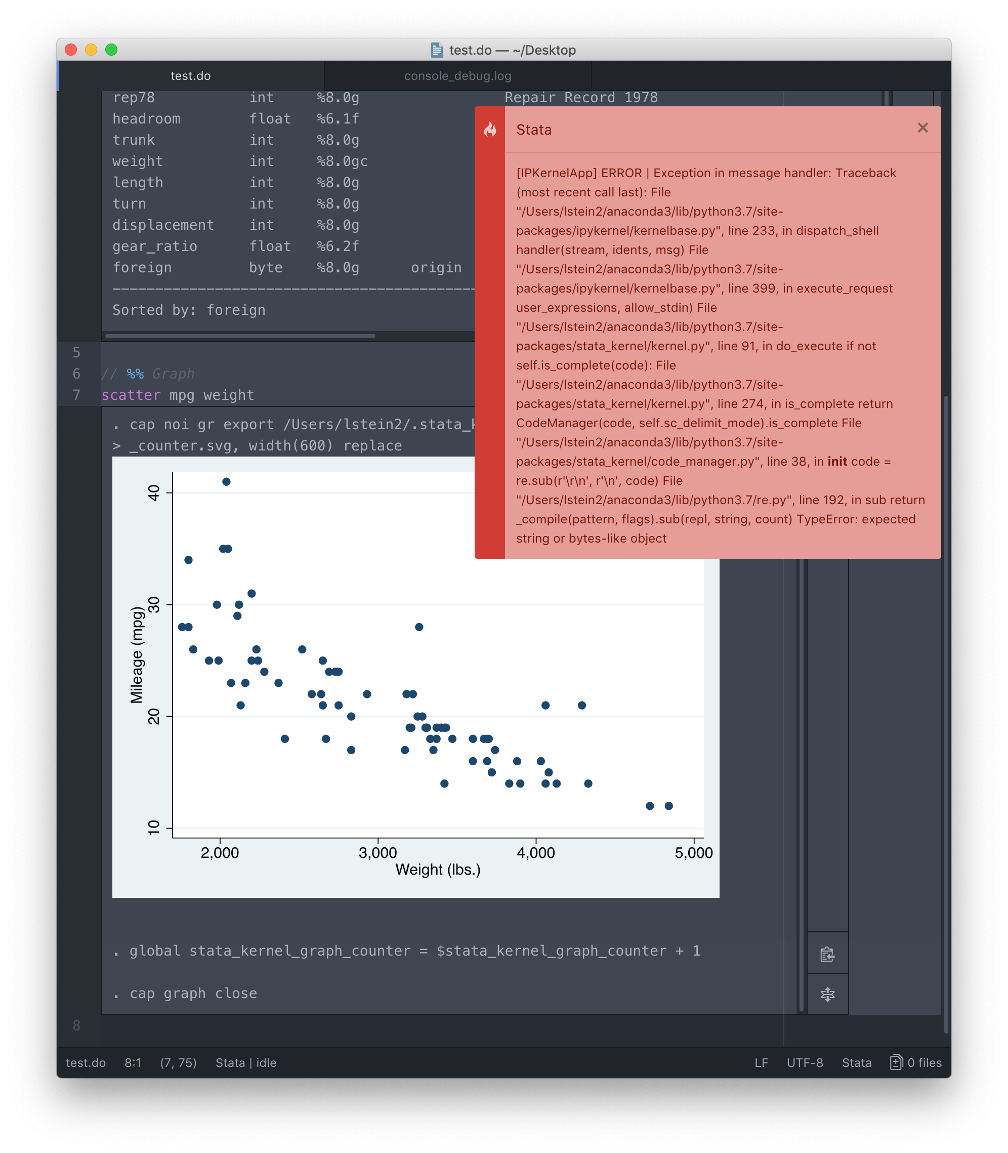 Linesize issues · Issue #216 · kylebarron/stata_kernel · GitHub