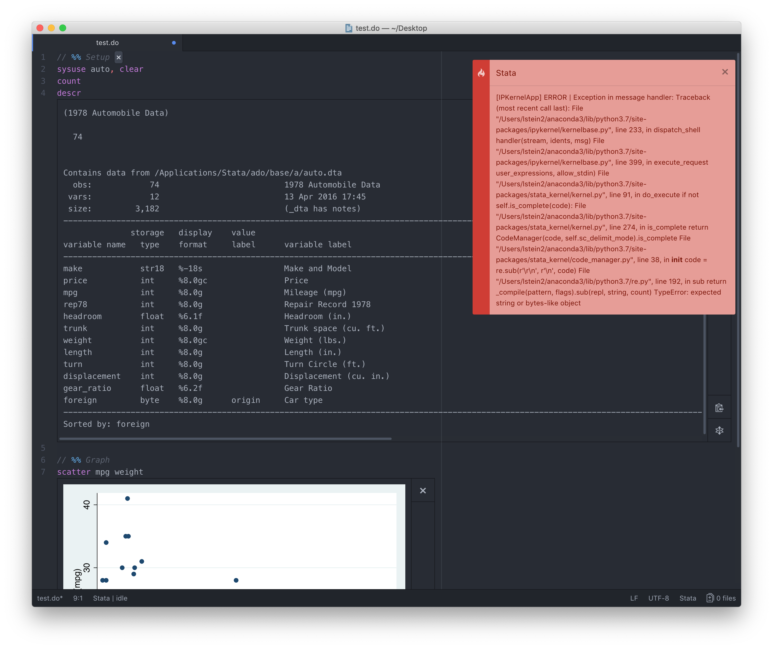Linesize issues · Issue #216 · kylebarron/stata_kernel · GitHub