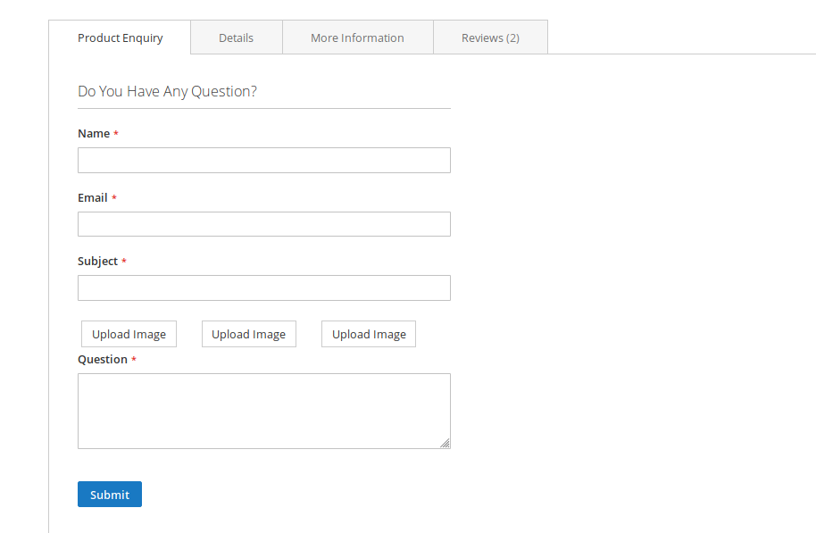 GitHub - developerapr/prodenquiry: Product Enquiry form For Magento2