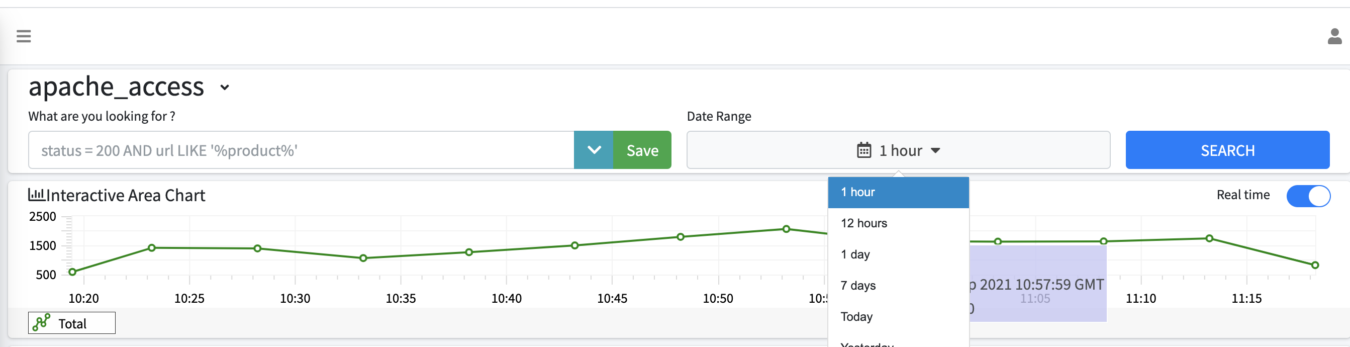 Extend The Date Range Filter On The Explore Page · Issue 212 · Opensourcecommerce Log Explorer