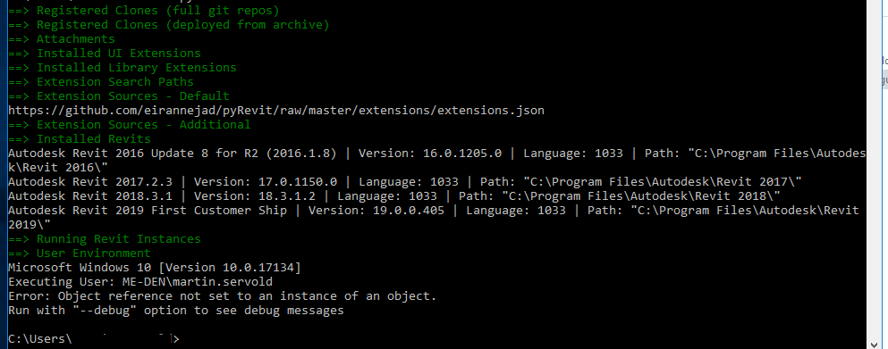 PyRevit Uninstall not working · Issue #491 · pyrevitlabs/pyRevit · GitHub
