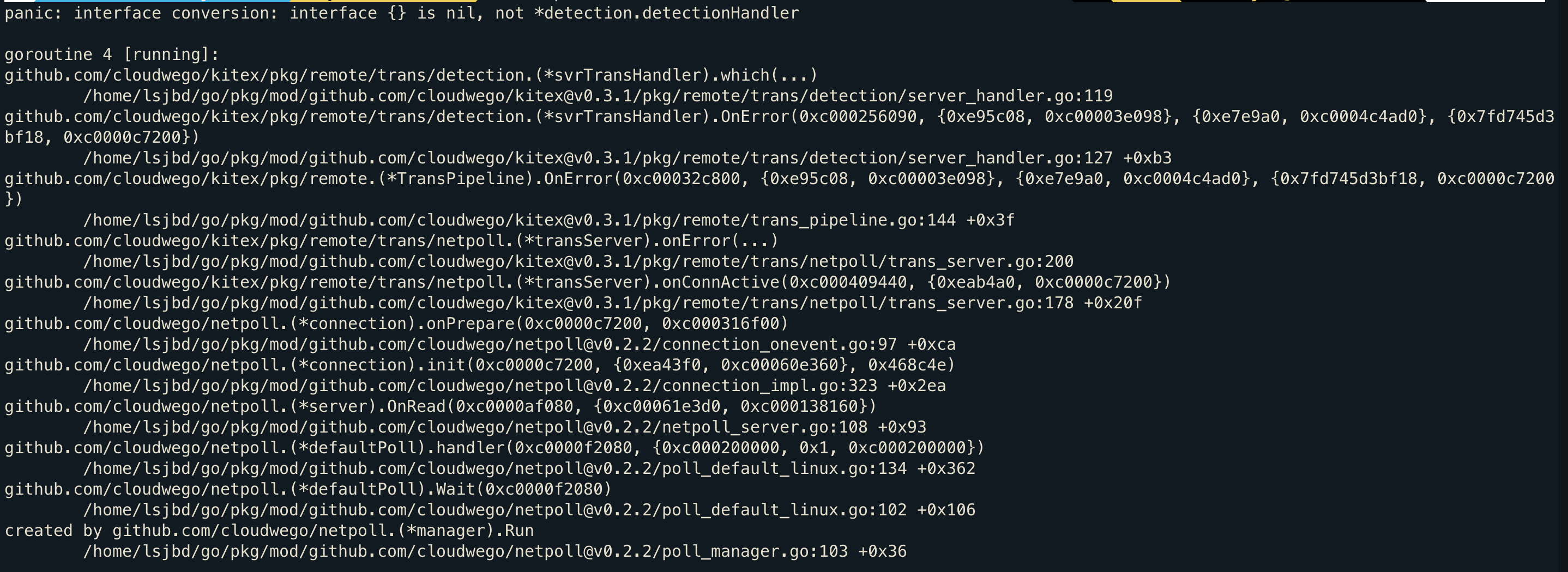Bug Detection Transhandler Panics If Onerror Is Invoked Before Onactive · Issue 476