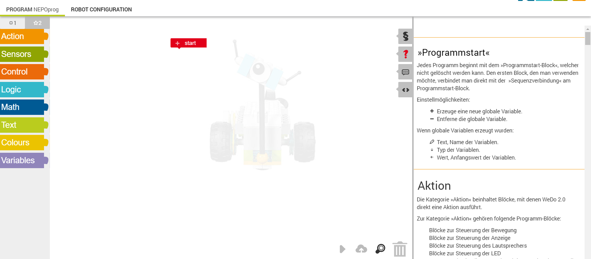 WeDo: Help View in German · Issue #591 · OpenRoberta/openroberta-lab · GitHub