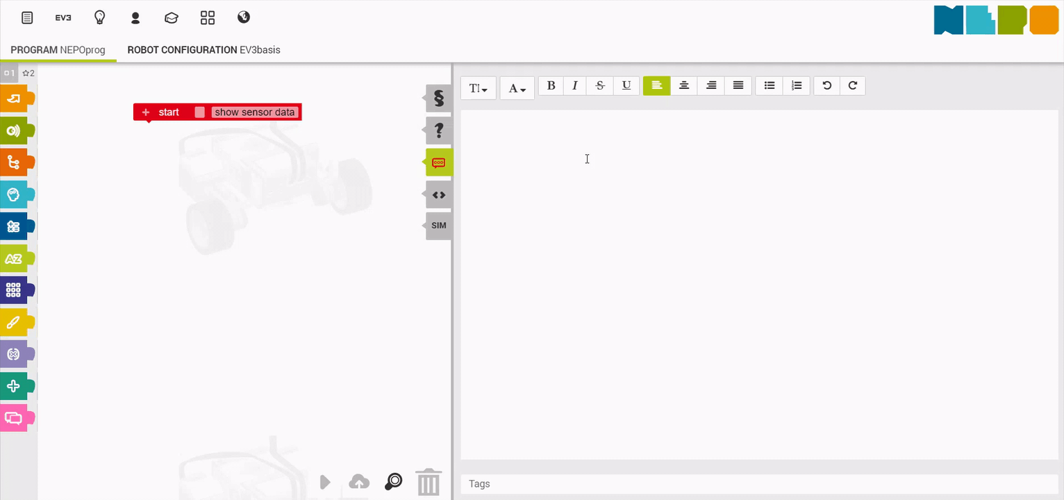 Documentation View: Font Size Does Not Work · Issue #617 · OpenRoberta/openroberta-lab · GitHub
