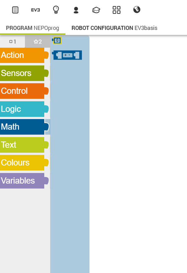 Different Robots Have Different Blocks for Beginner Mode · Issue #669 · OpenRoberta/openroberta ...