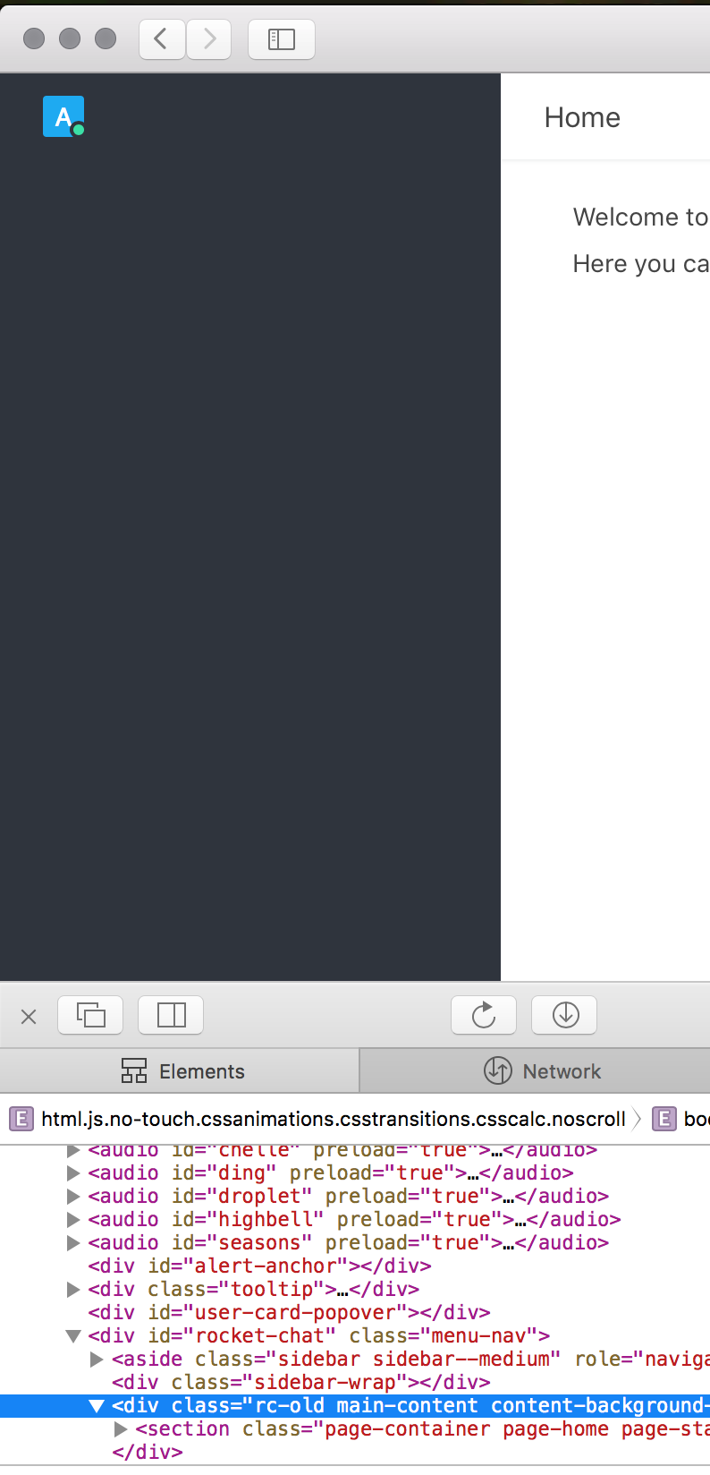 Black In Safari 9 And Chrome 49 After Update To 063 · Issue 10352 · Rocketchatrocketchat 